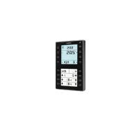 China QMX3.P37-1BSC Room Operator Unit KNX with Temperature Sensor Segmented Backlit Display Configurable Touchkeys LED Display Black S55624-H129 for sale
