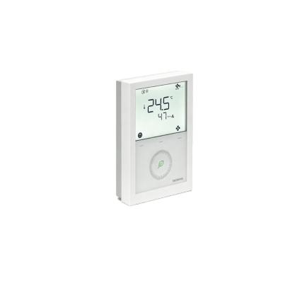 China RDG204KN KNX Room Thermostat with CO2 Sensor Fan coil 3-speed / DC fan universal H/C applications VAV fresh air S55770-T410 for sale