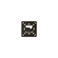 China S 258/13 Mounting Plate Black for KNX WIDE Presence Detector and 4x4 Boxes 5WG1258-8AB13 for sale