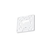 China 5WG1258-8AB12 S258 12 Mounting Plate 4-Gang Box for UP 258 White for sale