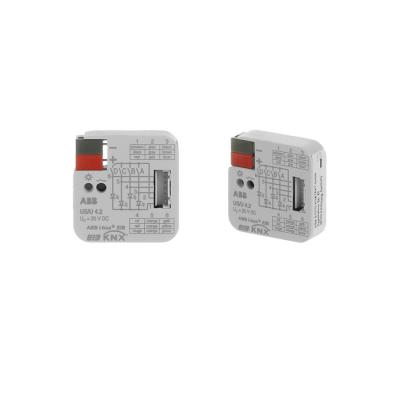 China US/U 4.2 ABB Universal Interface 4-Fold Binary Input for Scanning Voltage Floating Contacts KNX for sale