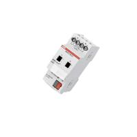China SA/S 2.16.2.1 ABB KNX Switch Actuator 2-Fold 16A Heavy Duty Power Switch with Manual Override and Status Feedback for sale