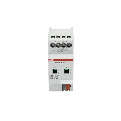 China SA/S 2.16.6.1 ABB KNX Switch Actuator 2-Fold 16A C-Load for Capacitive Inrush Protection in Small Control Zones for sale