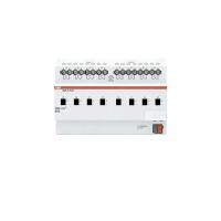 China SA/S 8.16.2.1 ABB KNX Switch Actuator 8-Fold 16A Industrial Strength Relay Module for Large Office Lighting Banks for sale