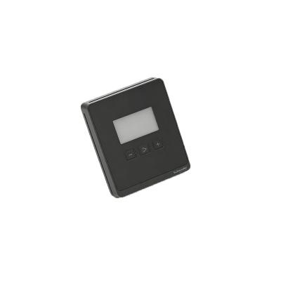 China SLPBLXX Schneider Protocol Temp/Humidity Sensor LCD Black Luxury IAQ Control Unit for sale