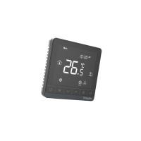 China TC907-3A4LDPSAB Schneider Touchscreen Thermostat 4-Pipe Modbus Black Professional Integrated HVAC Control for sale