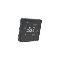 China TC907-3A4PDPSAB Schneider Touchscreen Thermostat 4-Pipe PIR Sensor Black Modbus Luxury Smart Home Link for sale