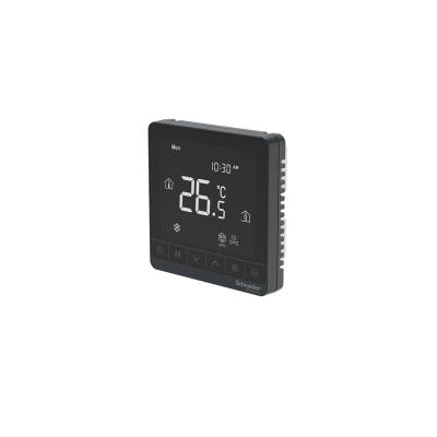 China TC907-3A4LXPXAB Schneider Touchscreen Thermostat 4-Pipe Black OEM Configurable Luxury Building Interface for sale