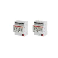 China JRAS/4.230.2.1 ABB Blind/Shutter Actuator 4-Fold 230V AC Manual Override KNX Multi-Zone Shading for sale