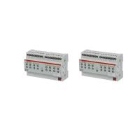 China JRAS/8.230.2.1 ABB Blind/Shutter Actuator 8-Fold 230V AC Manual Override KNX Institutional Shading for sale