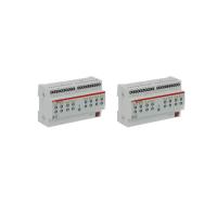 China JRAS/8.230.2.1 ABB Blind/Shutter Actuator 8-Fold 230V AC Manual Override KNX Institutional Shading for sale