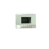China 5085EDLB-OM Schneider ULTI Enhanced Dynamic Label Smart Control Panel Crystal Glass White Finish for sale