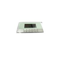 China 5085EDLB-OM Schneider ULTI Enhanced Dynamic Label Smart Control Panel Crystal Glass White Finish for sale