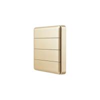 China NP16164_01WG Schneider ZENcelo 8-Button KNX Panel Dawn Gold Color for sale