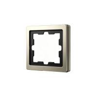 China MTN4010-6550 Schneider D-Life Switch Plate Frame Nickel Metal Finish for sale