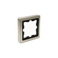 China MTN4010-6550 Schneider D-Life Switch Plate Frame Nickel Metal Finish for sale