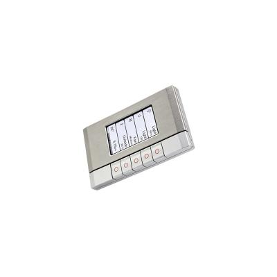 China 5085EDLB-SS Schneider Clipsal C-Bus Saturn eDLT 5-Key Smart Panel Electronic Dynamic Label E-Ink Stainless Steel Premium Finish for sale
