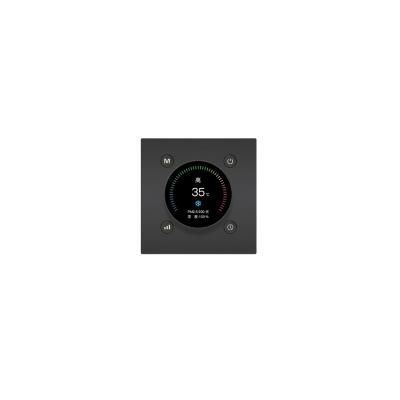 China MT23001 ODM KNX Color Rotary Knob Thermostat 1.3'' LCD Multi-Gas Air Quality AC Heating Fresh Air 86 Box for sale