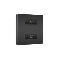 China MT-A-KP02 A-Series 2-Key ODM Smart Panel KNX Lighting Curtain Projector Long Short Press No Aux Power for sale