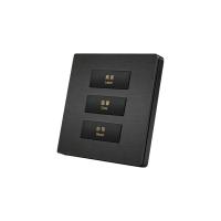 China MT-A-KP03 A-Series 3-Key ODM Smart Panel KNX Lighting Curtain Projector Long Short Press No Aux Power for sale