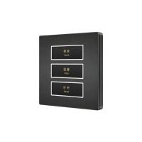 China MT-D1-KP03 D1-Series 3-Key ODM Smart Panel KNX Lighting Curtain Projector Long Short Press Scene LED for sale