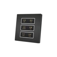 China MT-D1-KP06 D1 Series 6-Key ODM Smart Panel KNX Lighting Curtain Projector Long Short Press Scene LED for sale