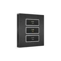 China MT-D2-KP03 D2-Series 3 Key ODM Smart Panel KNX Relay Switch Curtain Projector Long Short Press Scene LED for sale