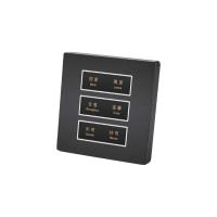 China MT-D2-KP06 D2-Series 6 Key ODM Smart Panel KNX Relay Switch Curtain Projector Long Short Press Scene LED for sale