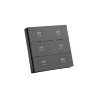 China MT-E1-KP06 E1-Series 6 Key ODM Smart Panel KNX Lighting Curtain Dimming Scene RGB Long Short Press for sale