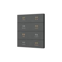 China MT-E1-KP08 E1-Series 8 Key ODM Smart Panel KNX Lighting Curtain Dimming Scene RGB Long Short Press for sale