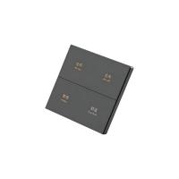 China MT-E1R4-KP04 E1R4-Series 4 Key ODM Smart Panel KNX 4x6A Relay Curtain Dimming Scene Long Short Press for sale