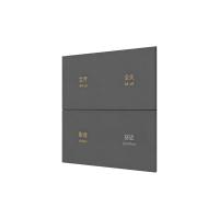 China MT-E1R4-KP04 E1R4-Series 4 Key ODM Smart Panel KNX 4x6A Relay Curtain Dimming Scene Long Short Press for sale