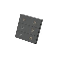 China MT-E1R4-KP06 E1R4-Series 6 Key ODM Smart Panel KNX 4x6A Relay Curtain Dimming Scene Long Short Press for sale