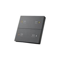 China MT-E2-KP04 E2-Series 4-Key ODM Smart Panel KNX Lighting Curtain Dimming Scenes No Aux Power Dual LED for sale