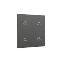 China MT-E3-KP04 E3-Series 4-Key ODM Smart Panel KNX Light Curtain Dimming Scene RGB Long Short Press for sale
