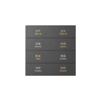 China MT-E3-KP08 E3-Series 8-Key ODM Smart Panel KNX Light Curtain Dimming Scene RGB Long Short Press for sale