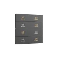China MT-E3-KP08 E3-Series 8-Key ODM Smart Panel KNX Light Curtain Dimming Scene RGB Long Short Press for sale