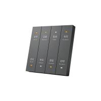 China MT-EV2R4-KP08 EV2R4 Series 8-Key ODM Smart Panel KNX Built in 4x6A Relays Light Curtain FCU Scene Control for sale
