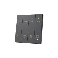 China MT-EV2-KP08 EV2 Series 8-Key ODM Smart Panel KNX Multi Scene Light Shutter Control for Rooms Offices for sale