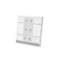China MT-INK-KP06 INK Series 6-Key ODM Smart Panel KNX E-Ink Display Custom Labels Light Curtain Scene Control for sale