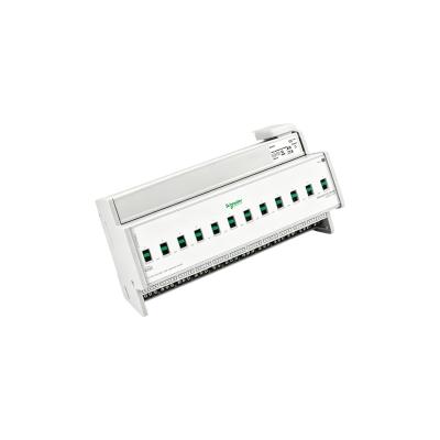 China MTN648493 Schneider KNX Switch Actuator REG-K 12-Channel 16A Manual Mode Light Grey DIN Rail 12 Module for sale