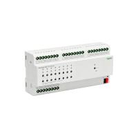 China MTN6700-0116 Schneider KNX 16-Channel Hybrid Actuator White Lighting Curtain DIN Rail High-Density Unit for sale