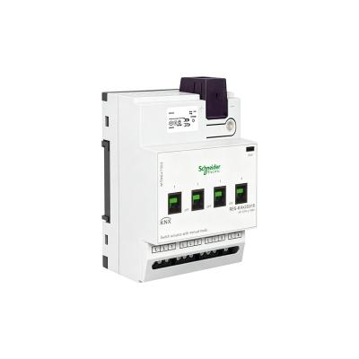 China MTN647593 Schneider KNX Switch Actuator REG-K 4-Channel 16A Manual Mode Light Grey DIN Rail 4 Module for sale