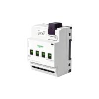 China MTN647593 Schneider KNX Switch Actuator REG-K 4-Channel 16A Manual Mode Light Grey DIN Rail 4 Module for sale