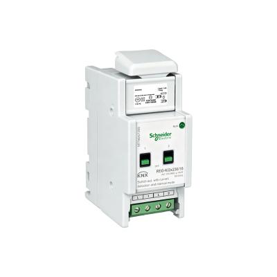 China MTN647395 Schneider KNX Switch Actuator REG-K 2-Channel 16A Current Detection Manual Grey DIN Module for sale