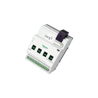 China MTN647595 Schneider KNX Switch Actuator REG-K 4-Channel 16A Current Sensing Manual Light Grey Rail Unit for sale