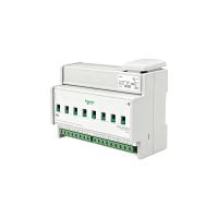 China MTN647895 Schneider KNX Switch Actuator REG-K 8-Channel 16A Current Detection Manual Light Grey DIN 8M for sale