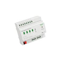 China MTN6720-0004 Schneider KNX Dimming Actuator 4-Channel 1-10V Manual Switch White DIN Rail Fluorescent Control for sale