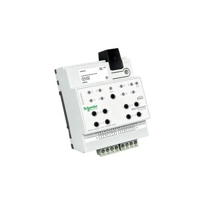 China MTN648704 Schneider KNX Blind Actuator REG-K 4-Channel 24V DC 6A Manual Grey DIN Rail SELV Shutter Drive for sale