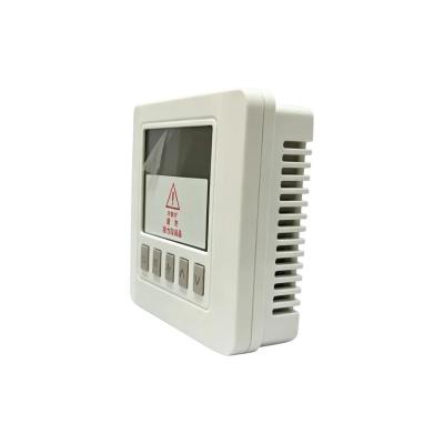 China TC500-4T-WH Schneider TC500 Series Fan Coil Thermostat 4 Pipe White LCD Display 3 Fan Speed Modbus Option for sale